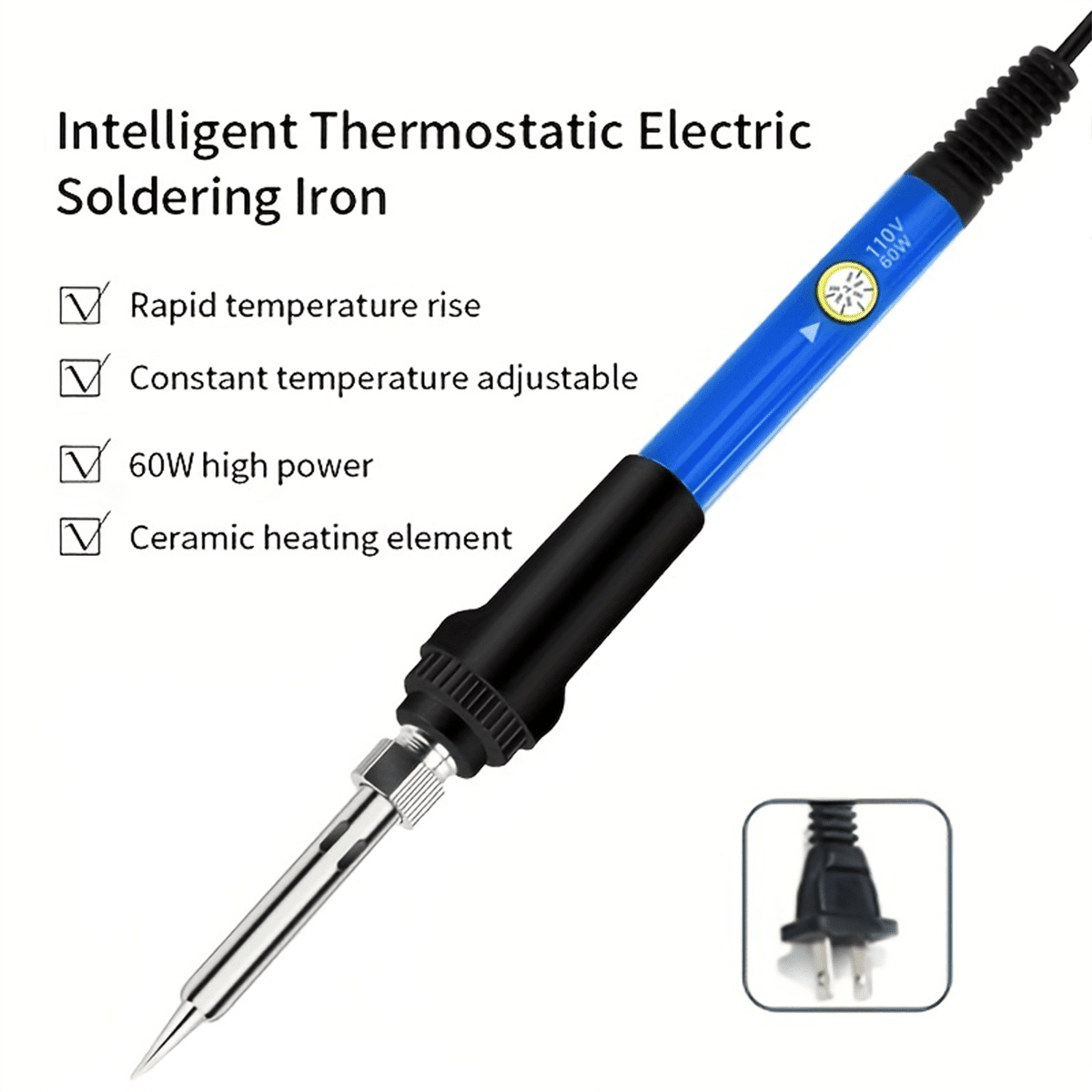 1 X EU Plug 220v 28-In-1 Wood Embossed Burning Engraving Thermal Imaging Pen Kit Thermostatic ...