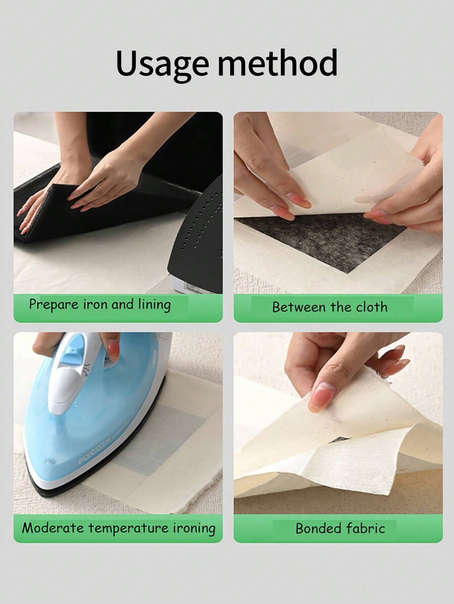 Clothing Accessories 1-4cm Non-Woven Double-Sided Adhesive Interlining ...