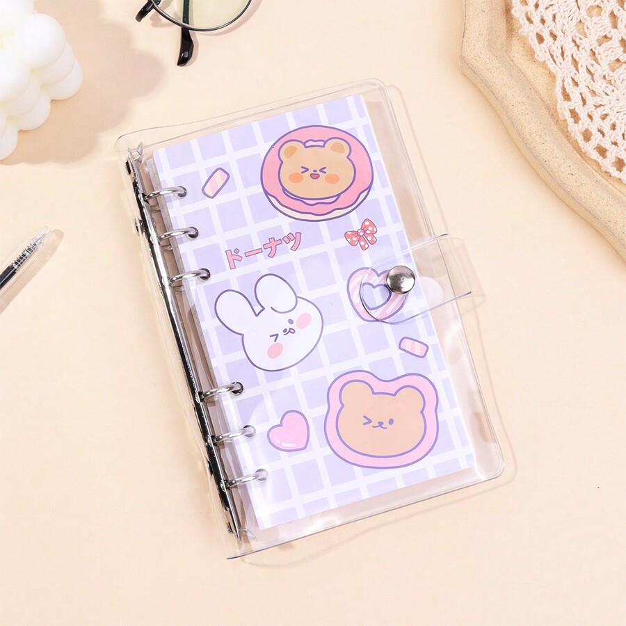 Cute Girl's Planner Set With Refill Paper, Aesthetic Notebook ...