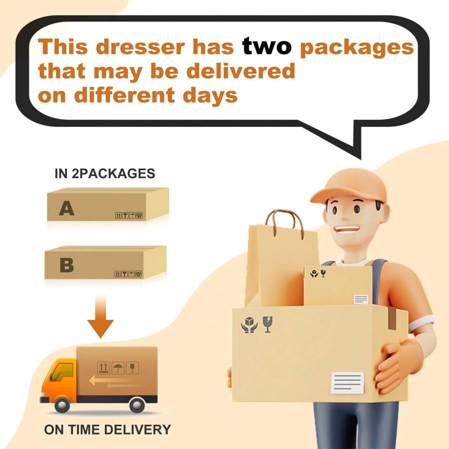 Raybee Dresser, Dresser For Bedroom With 10 Drawers And Smooth Metal ...