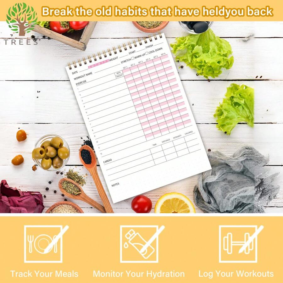 Simplified Fitness Journal For Women & Men - B5 Workout Journal ...