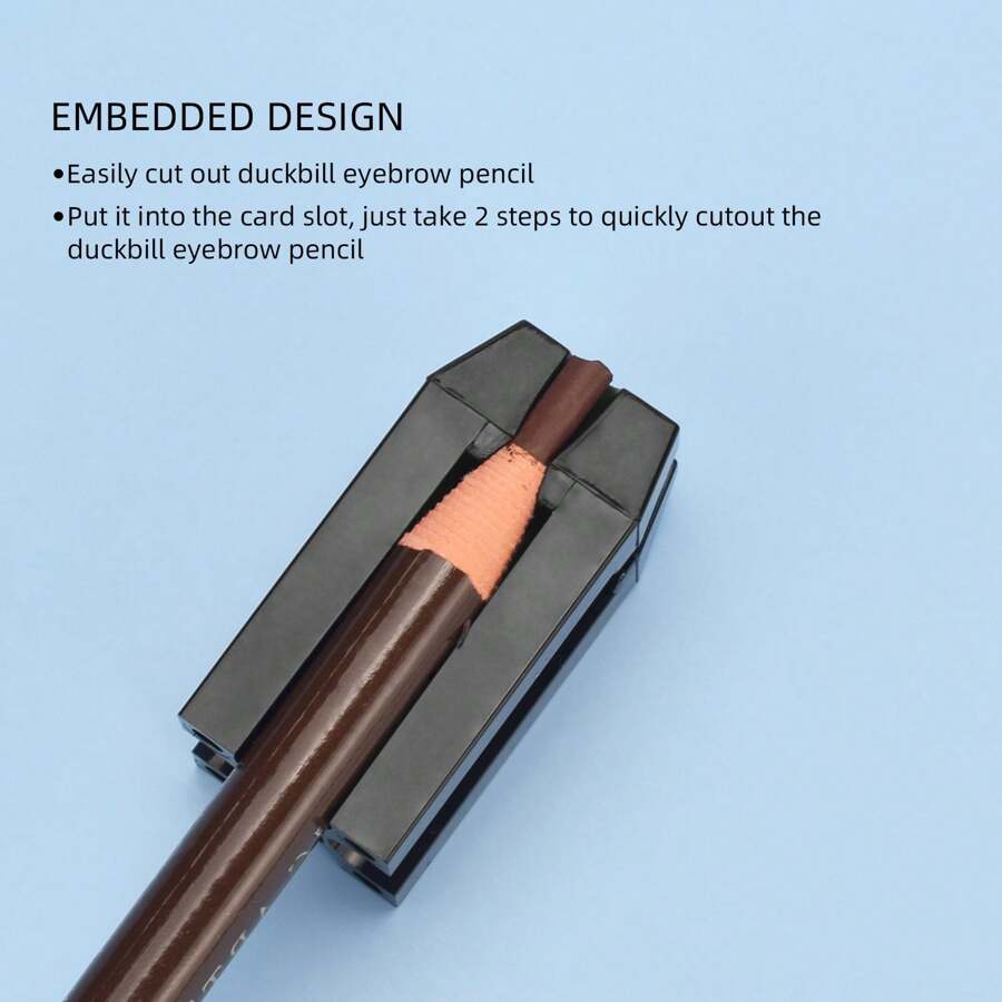 1pc Black Electroplated Plastic 4-Hole Pencil Sharpener (For ...