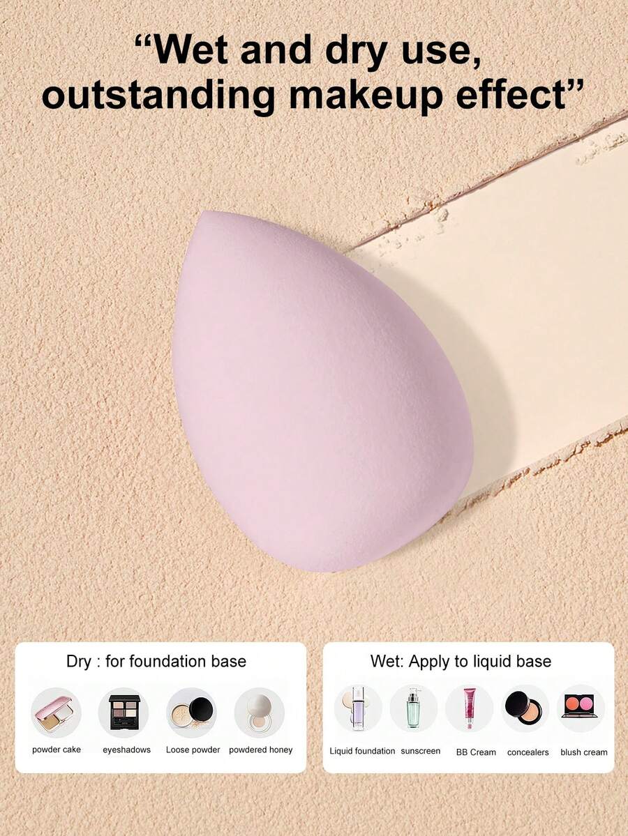 12pcs Makeup Sponge Puff Applicator For Liquid Foundation, Concealer ...