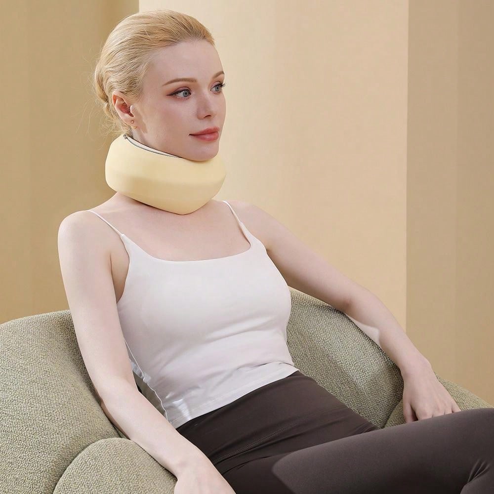 1pc Neck Support Pillow With Neck Brace, Made Of High-Elastic Fabric ...