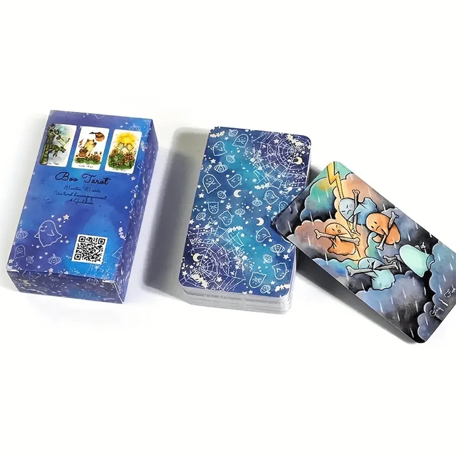 1pc, Boo Cute Ghost Card Game, Prophecy Fate Divination Deck, Family ...