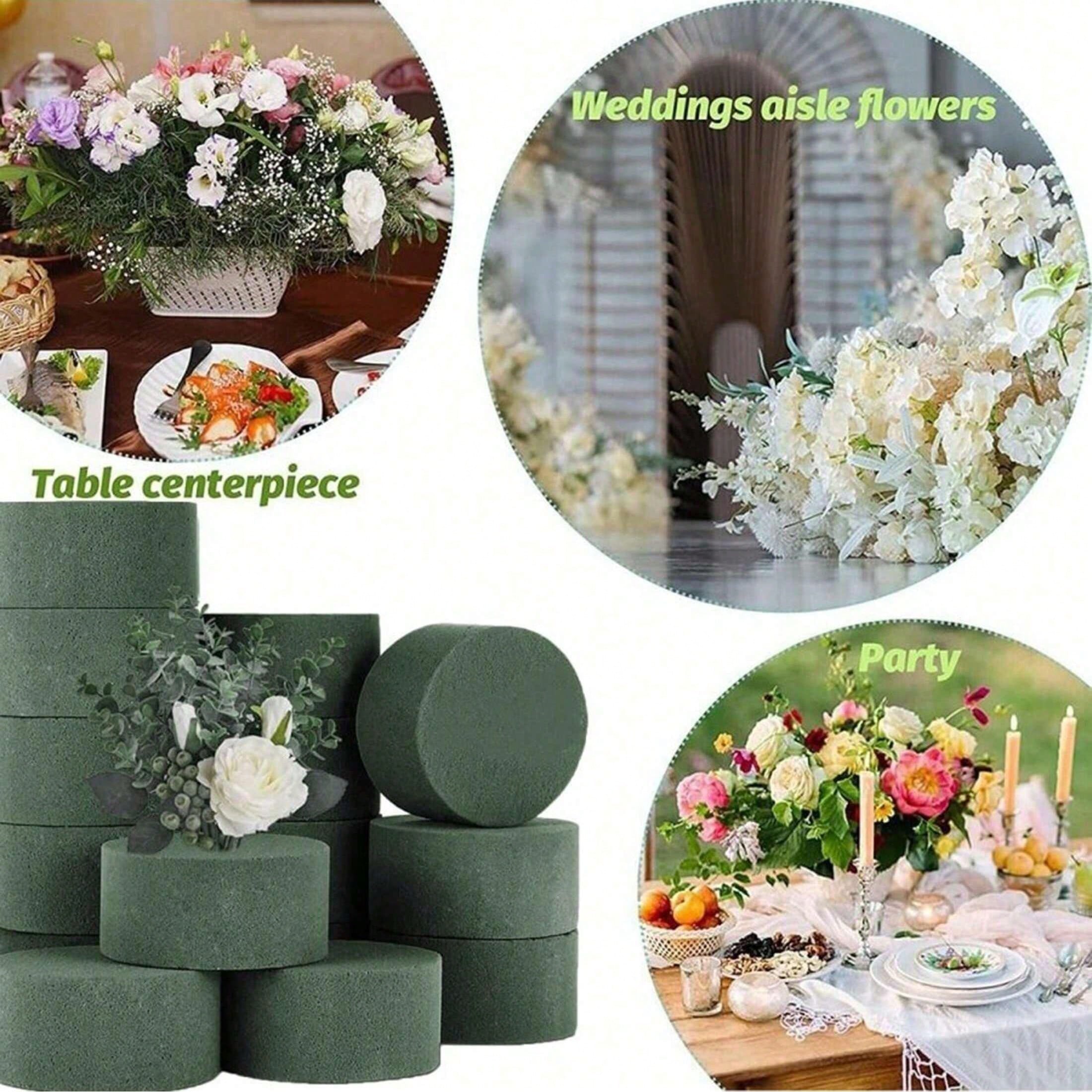 10pcs - Round Cylindrical Flower Mud Dish Packaging Material - Flower ...