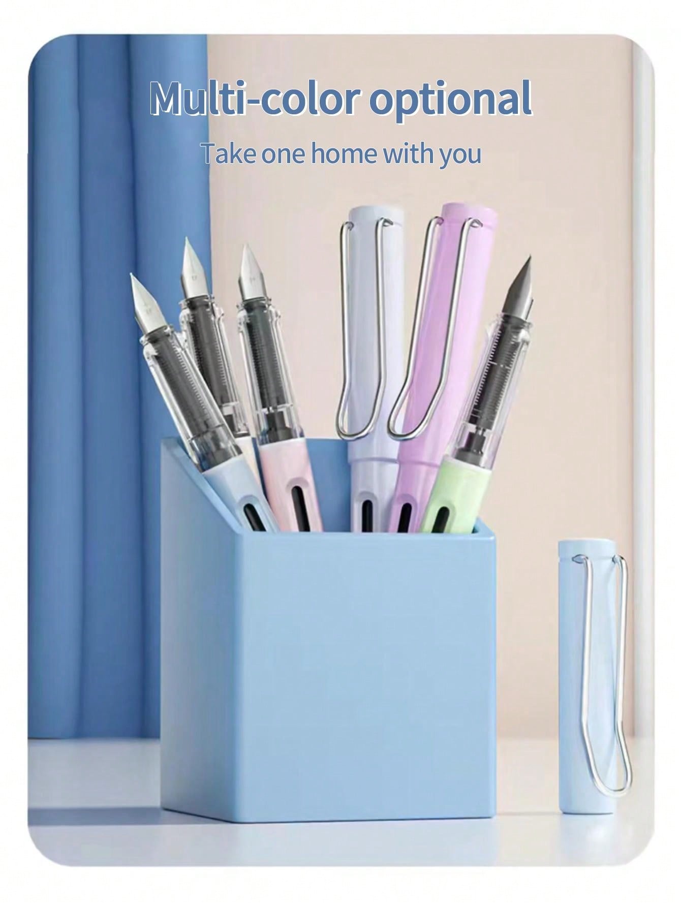 [1 Pen Body + 5 Ink Refills] Erasable Ballpoint Pen For Students And ...