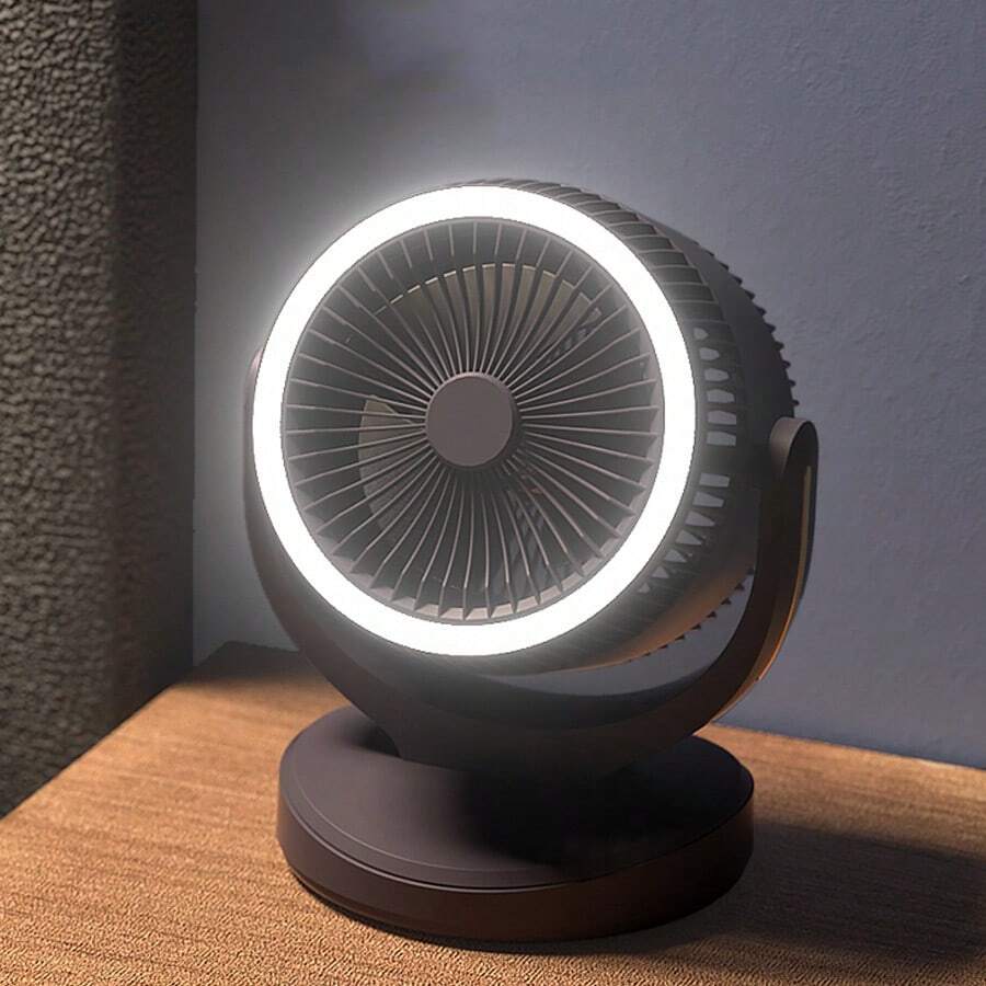 Night Light Air-Circulating Fan With Usb Charging Port, Portable ...
