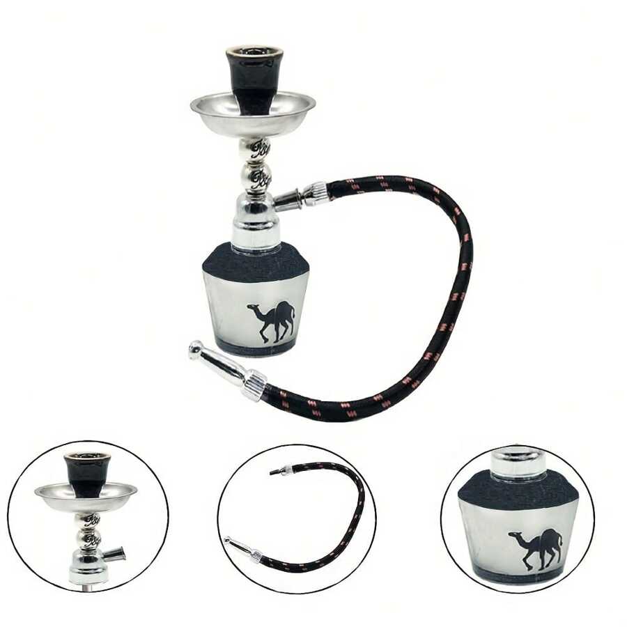 AREWTEC Mini Glass Hookah, 6.65'' Single Hose Hookah Shisha Set ...
