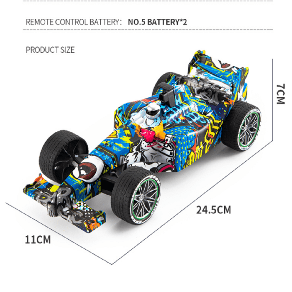 Graffiti Remote Control Toy Car, Boys' Favorite High Speed Rc Car With ...