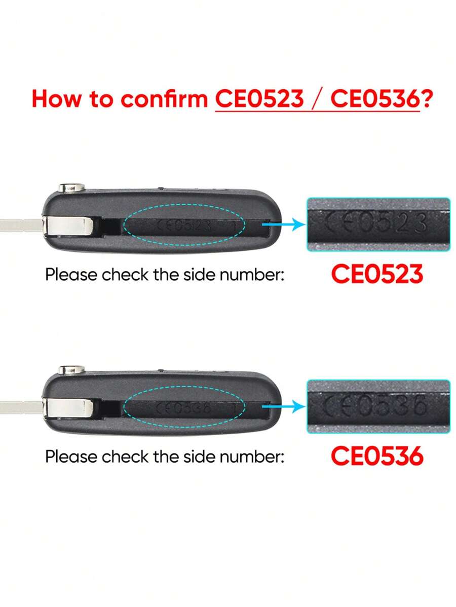 2 Buttons Flip Key Fob Shell Case Replacement For Peugeot 107 207 307 ...