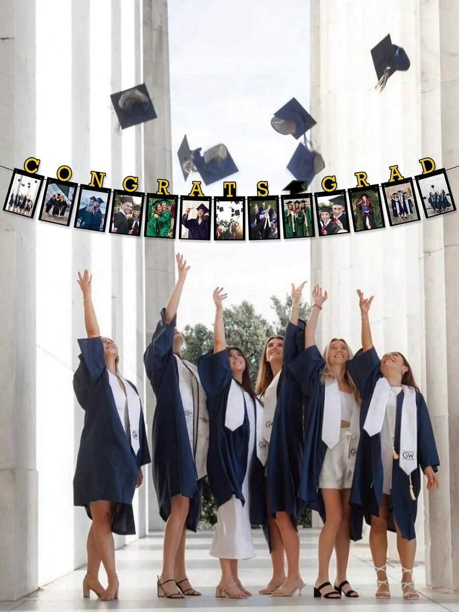 Graduation Photo Banner, Congrats Grad Banner Sign, 2024 Graduation ...