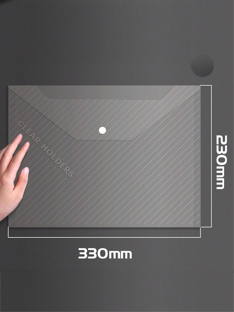 1 Pack Of 50 A4 Document Bags, Transparent, Multicolor, Cross Mesh, No ...