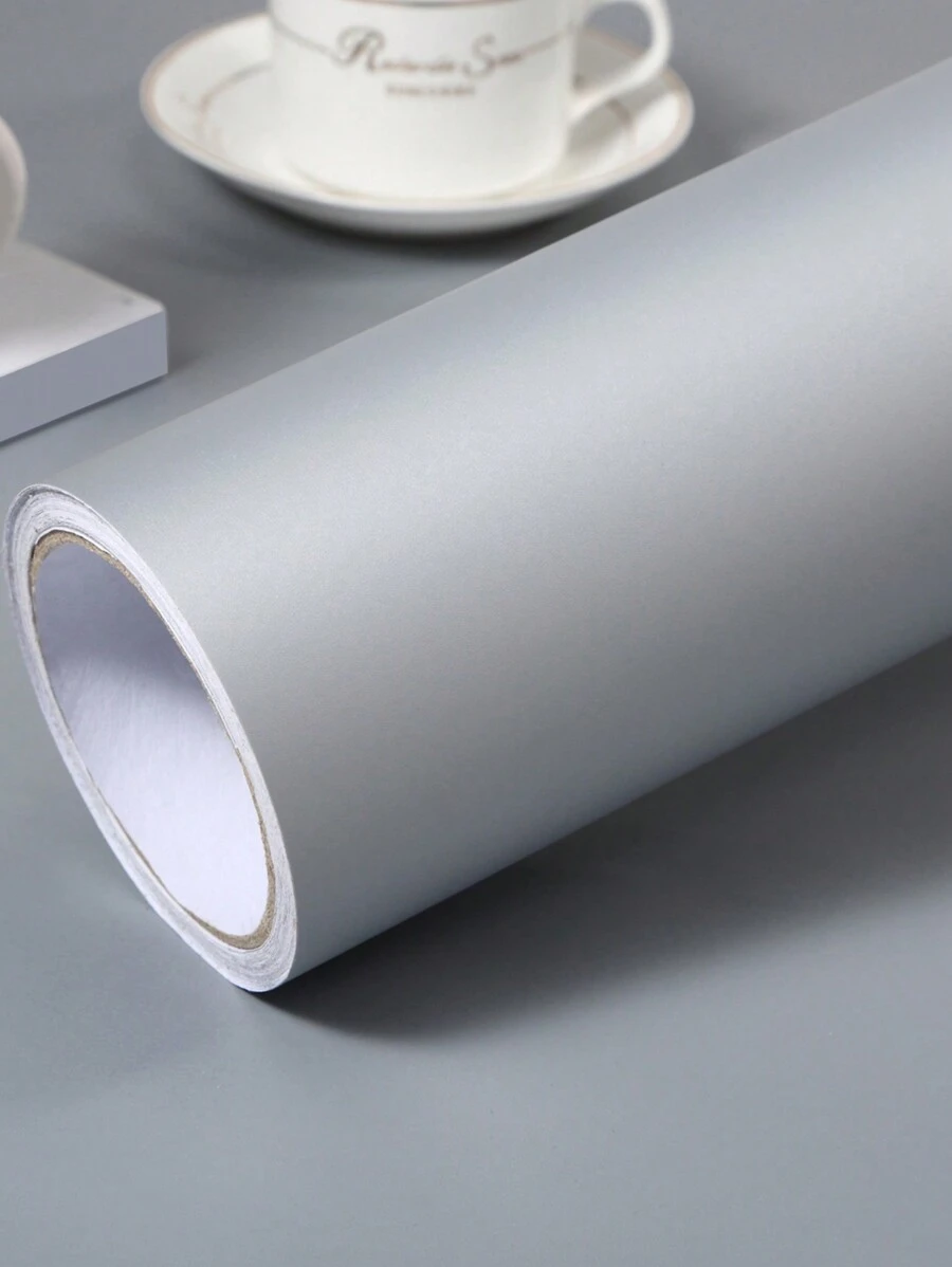 1 Roll 40cmx300cm Self Adhesive Pvc Wallpaper, Simple Nordic Solid ...