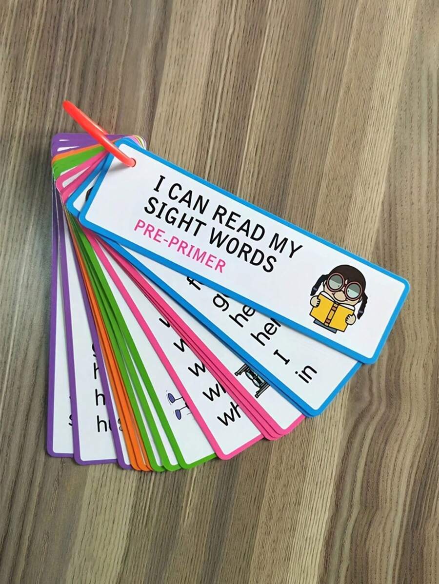 220 Sight Words Cards For Students 3-6 Years Vocabulary Building ...