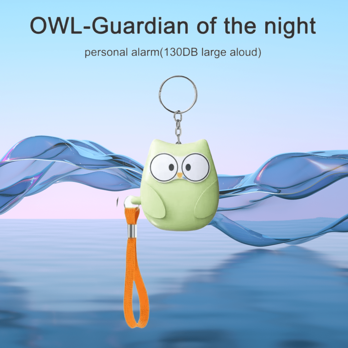 1pc Green Eagle Shaped Personal Alarm, With Sound And Light Alarm ...