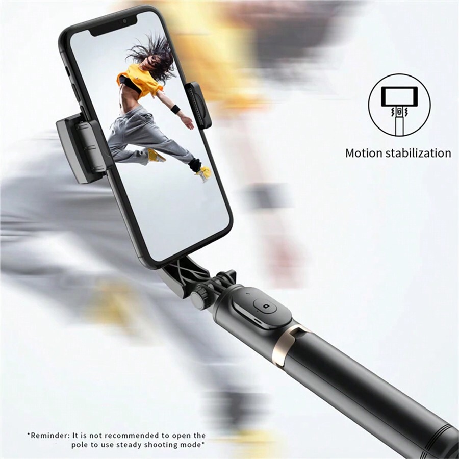 FANGTUOSI Q08 Mobile Video Stabilizer Bluetooth Selfie Stick Tripod ...