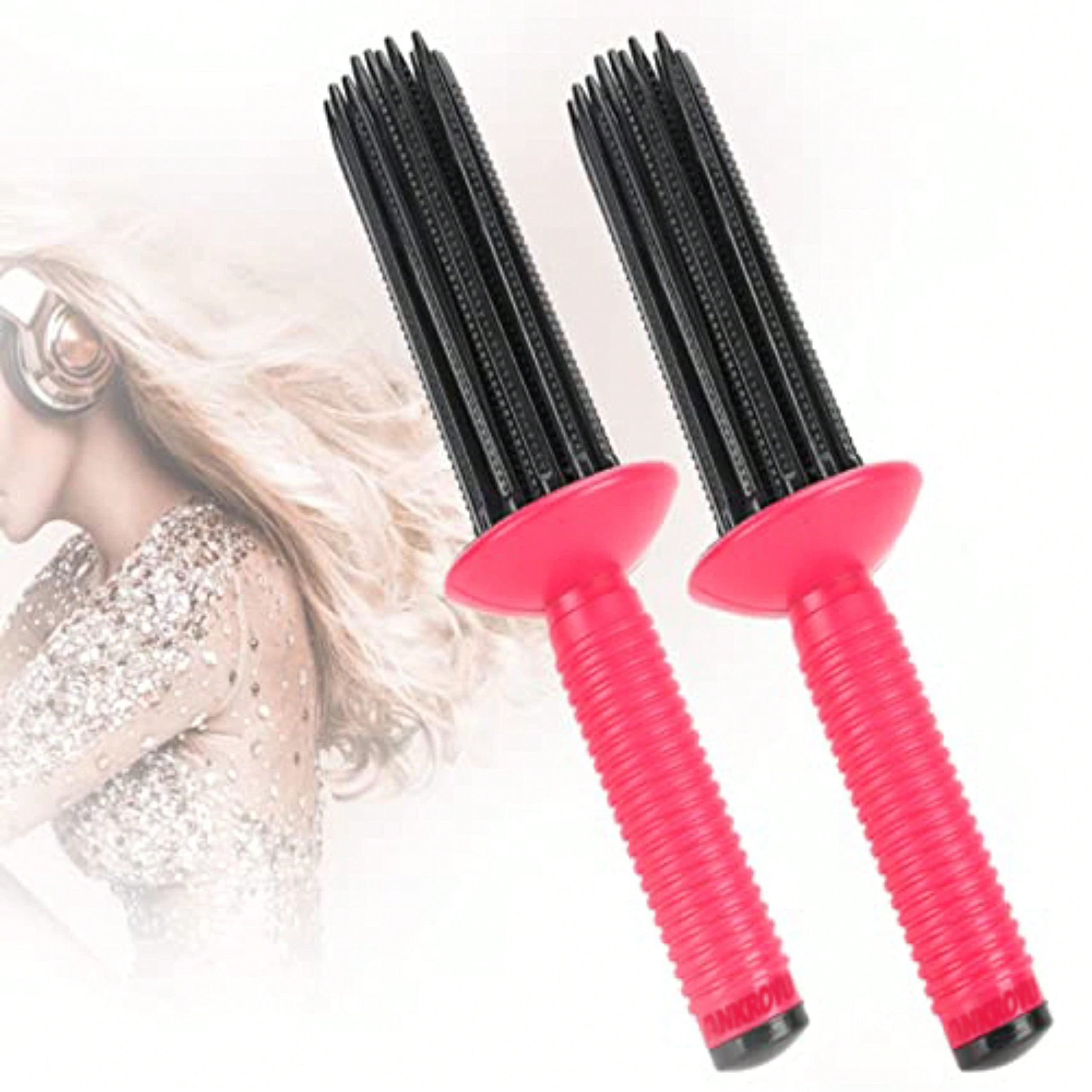 2pcs Hair Styler For Curly Hair, Air Volume Comb, Air Hair Styler ...