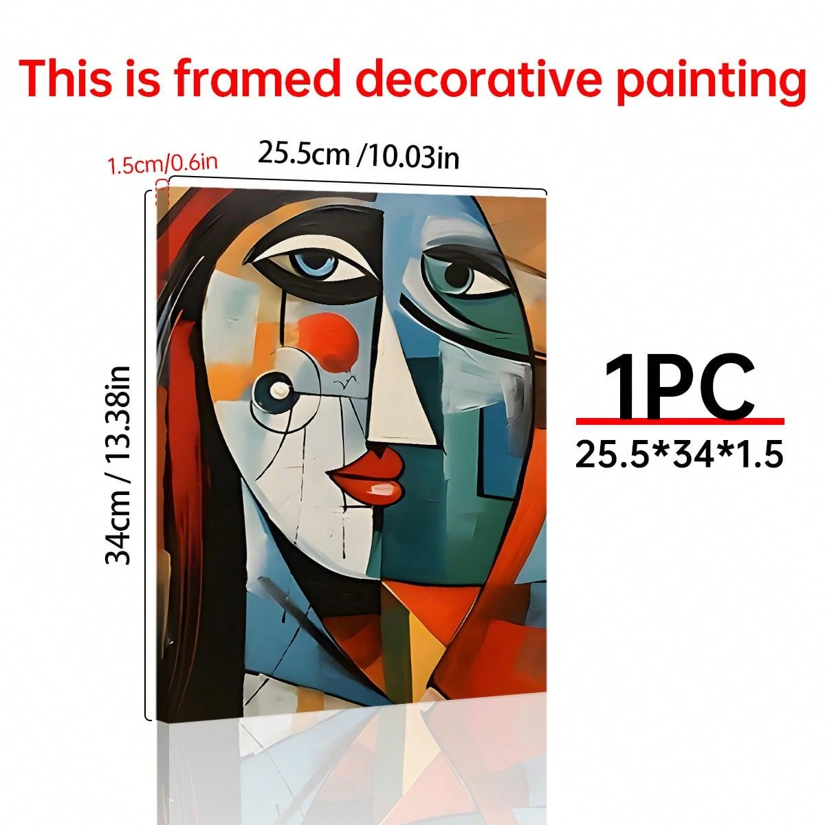 1Pc Canvas Poster, Vintage Art, Famous Picasso Oil Painting, Colorful ...