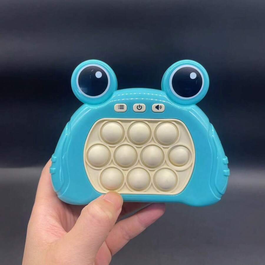 LLESSOO Fast Push Game Fidget Toys Pop Game Handheld Bubble Game Console Light Up Pop Game ...