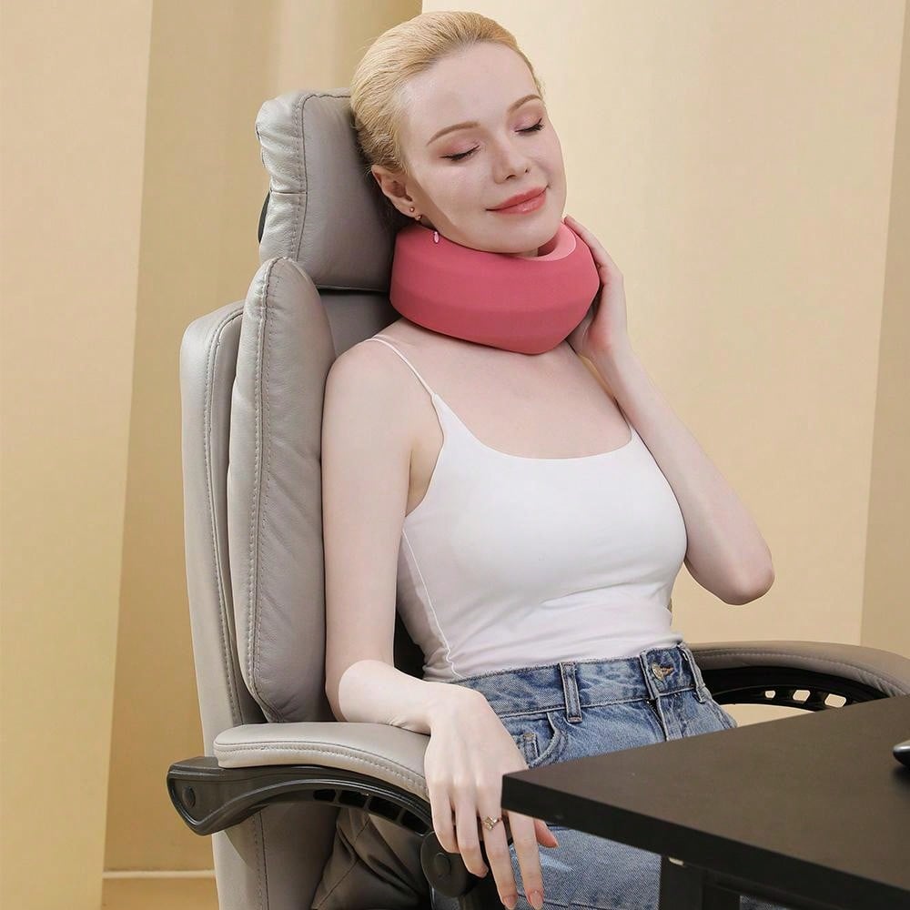1pc Neck Support Pillow With Neck Brace, Made Of High-Elastic Fabric ...