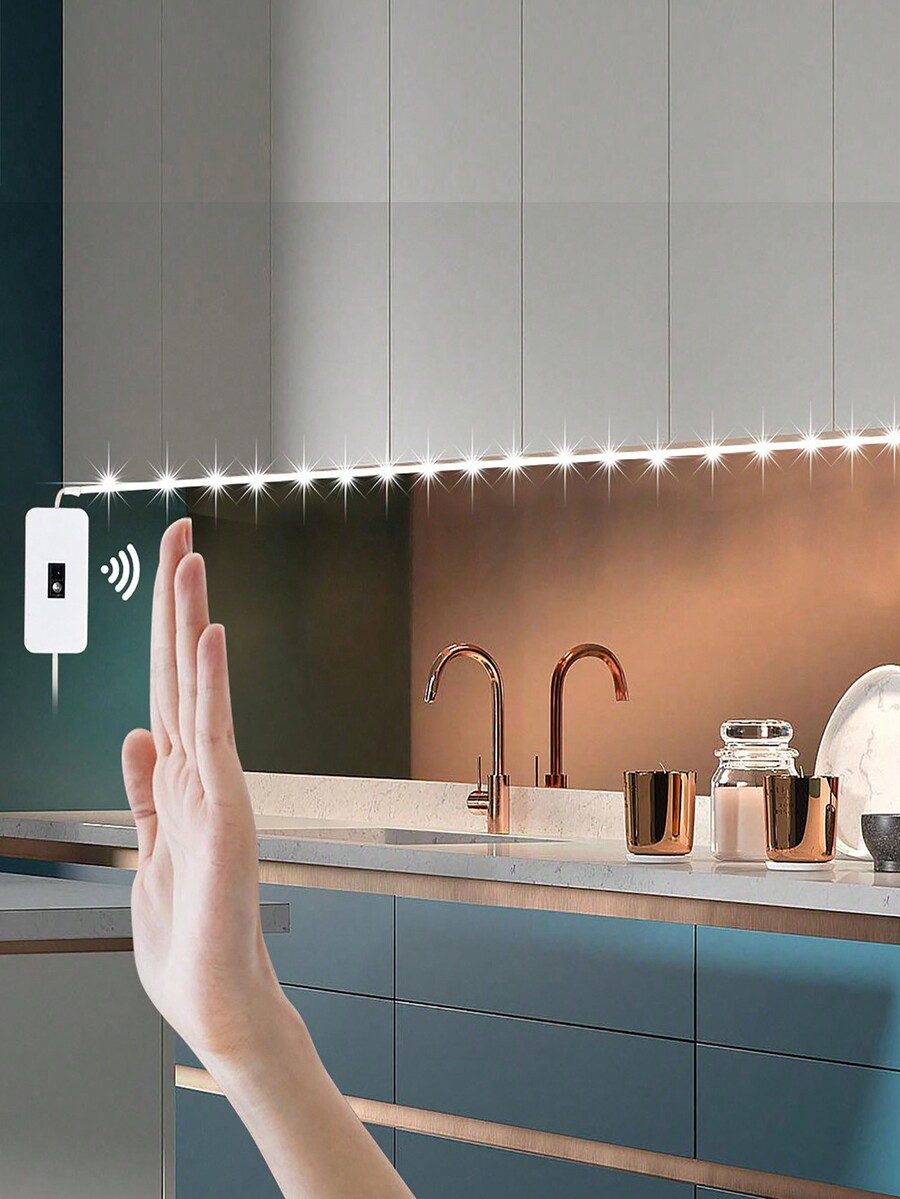 1pc DC 5V Lamp USB Motion LED Backlight TV Kitchen LED Strip Hand Sweep ...