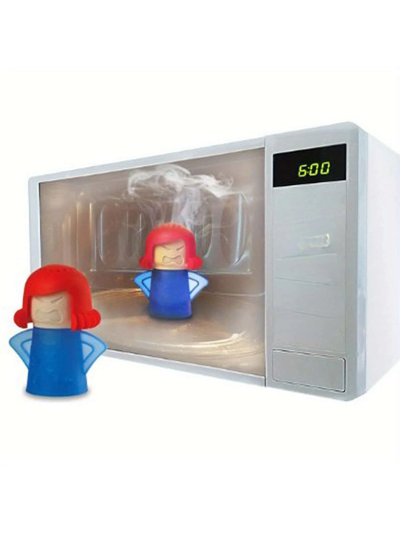 1pc, Angry Mama Microwave Cleaner, Angry Mom Microwave Oven Steam ...