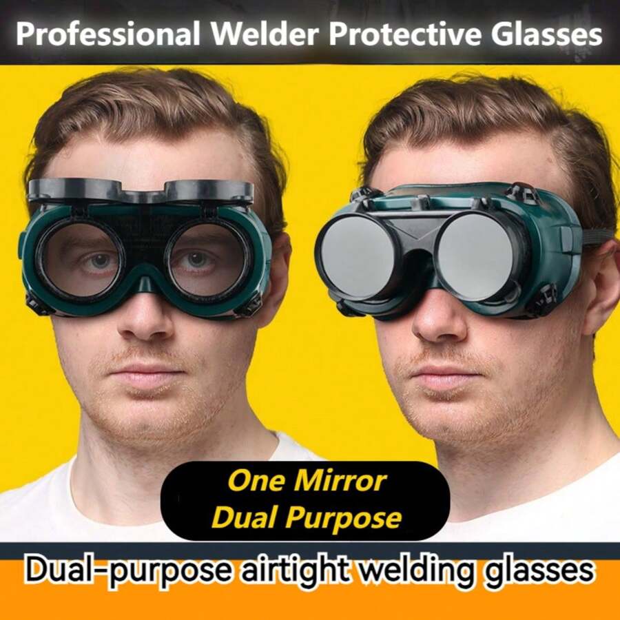 1pc Welding Safety Glasses Anti Glare Gas Welding Cutting Soldering ...