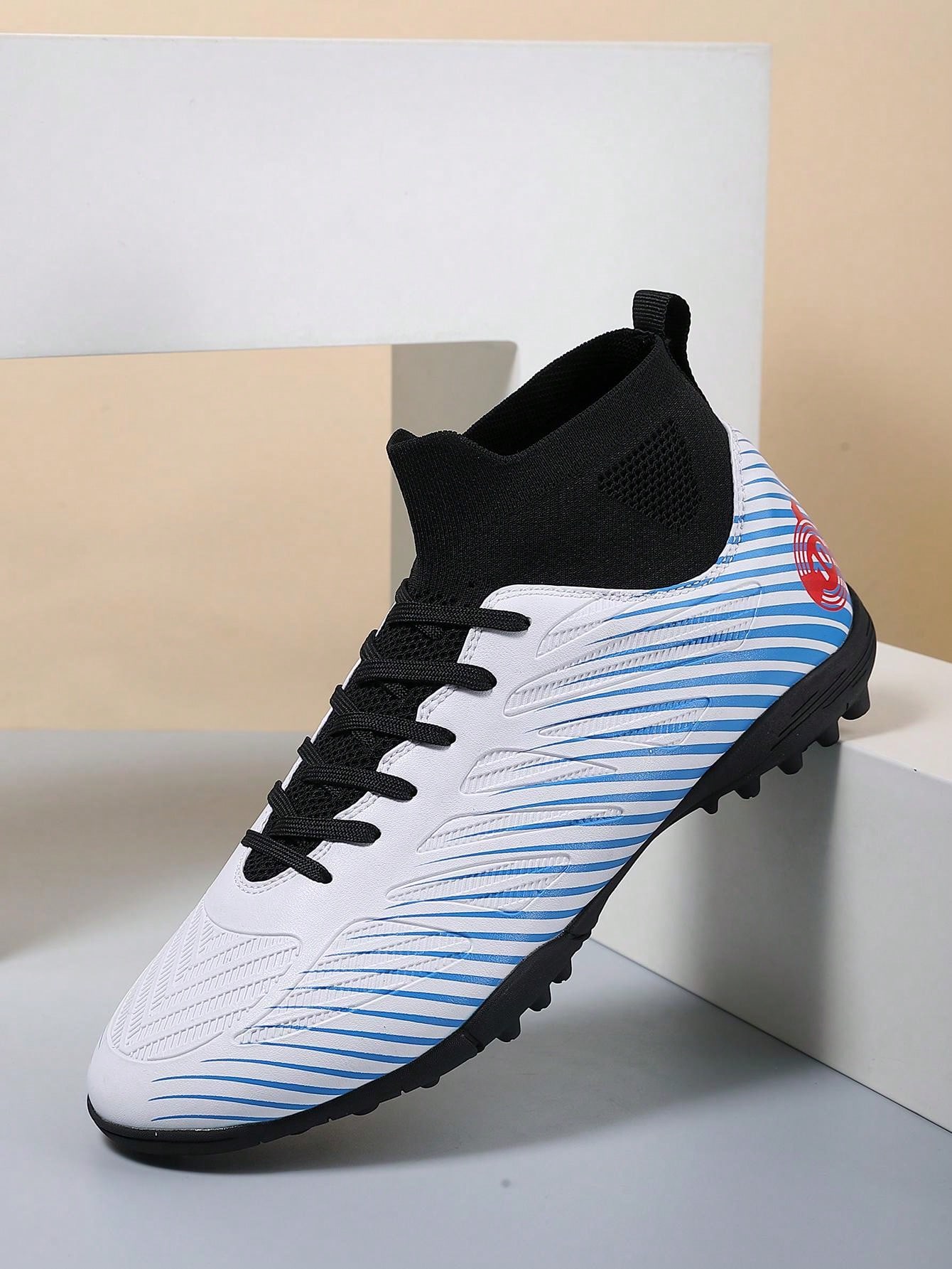 High Top Professional Soccer Shoes Unisex Outdoor Spike Football ...