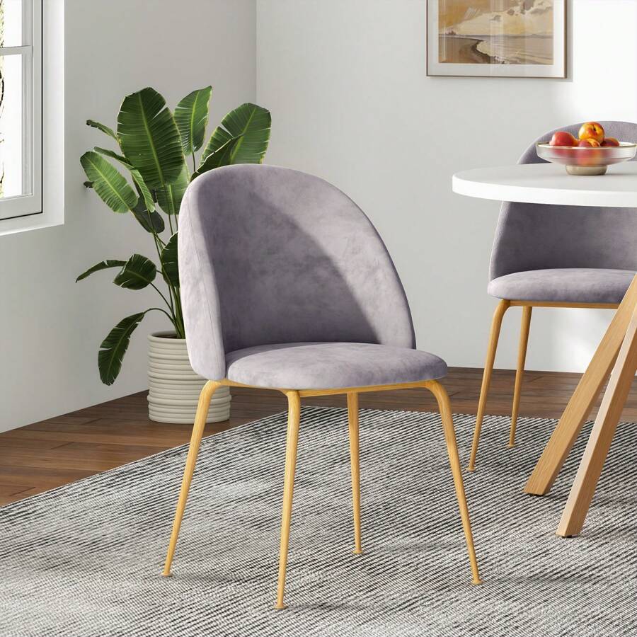 Dlandhome Dining Chairs Set Of 4 Modern Velvet Chairs For Living Room ...