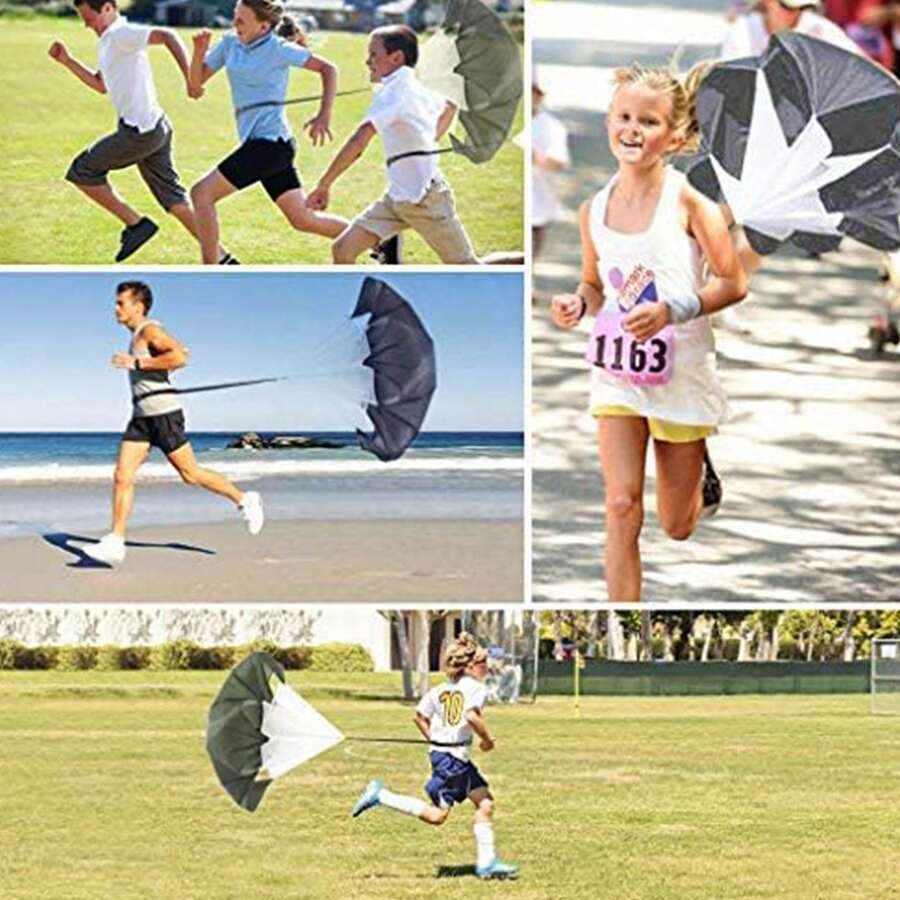 1pc Running Speed Training Parachute With Adjustable Strap, Free Carry ...