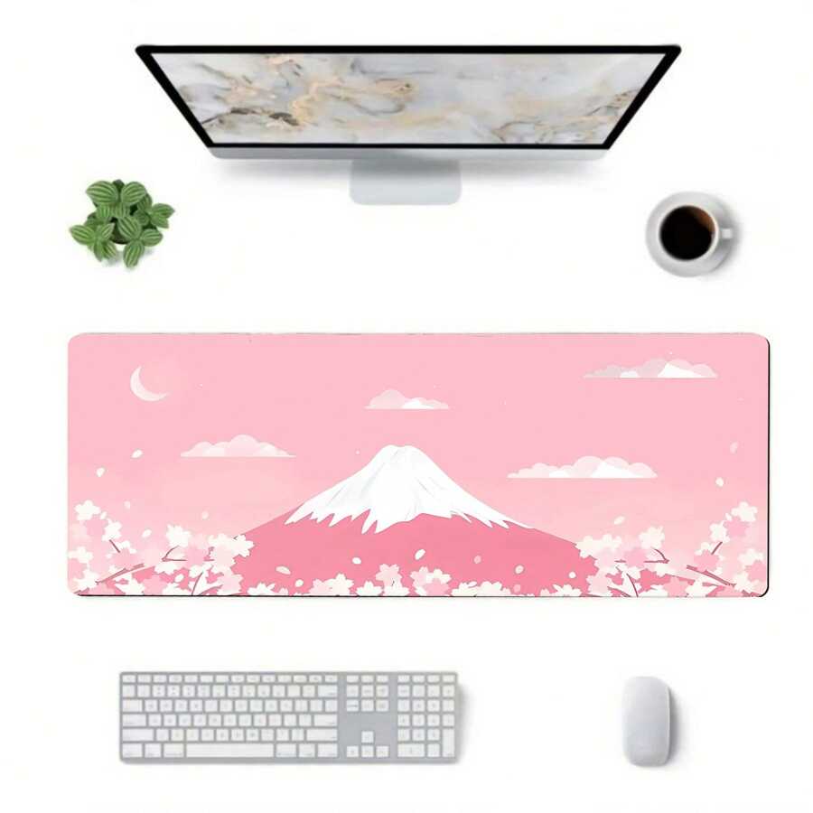 Mousepad | Fuji Shibazakura | Extended Large Gaming Mouse Pad Deskmat ...