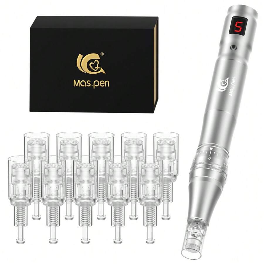 Dermapen Wireless Electric Microneedling Derma Pen בתדר גבוה ואילם עם ...