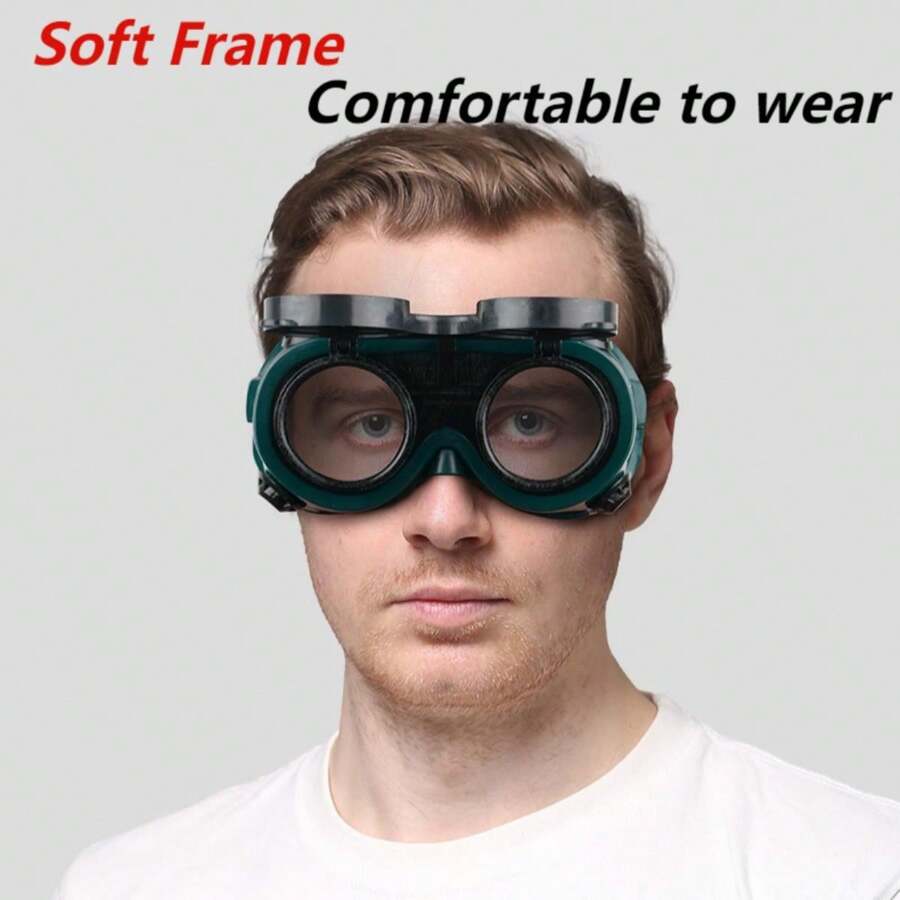 1pc Welding Safety Glasses Anti Glare Gas Welding Cutting Soldering ...