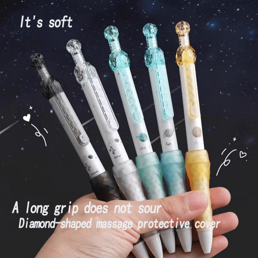 Cosmic-Themed Brush Pen, Stress-Reducing Neutral Pen, Cs Dual-Ball ...