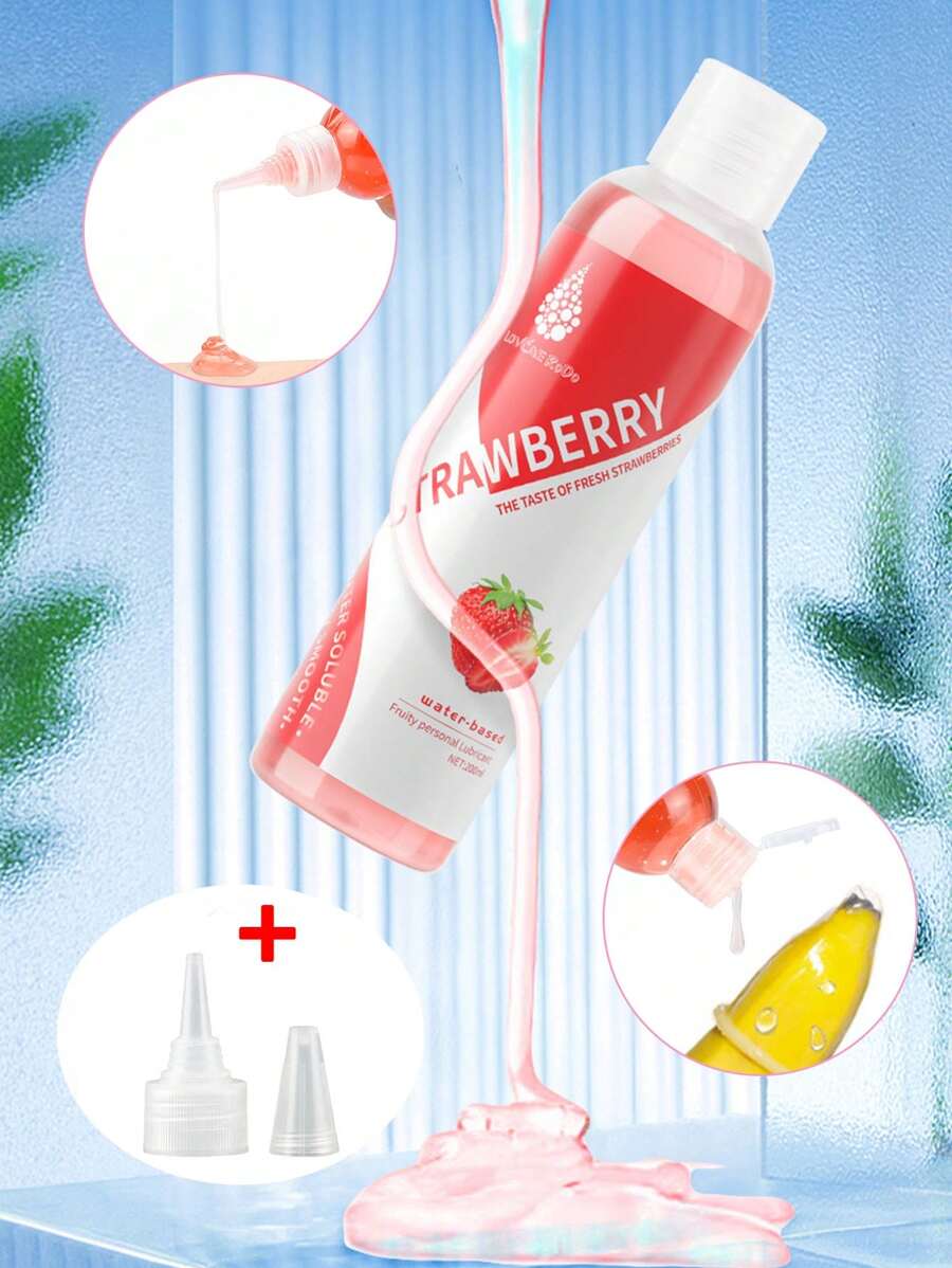 1pc Fruit Flavored Water-Based Lubricant, Silky Smooth Personal Lube ...