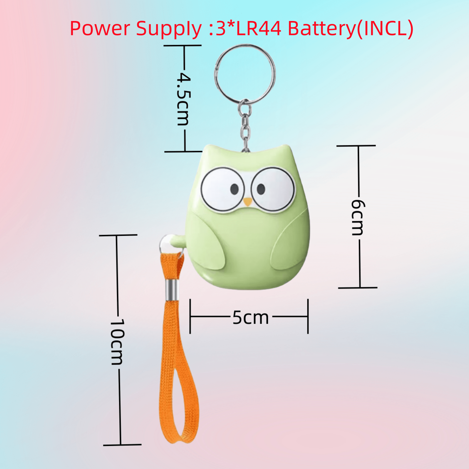 1pc Green Eagle Shaped Personal Alarm, With Sound And Light Alarm ...