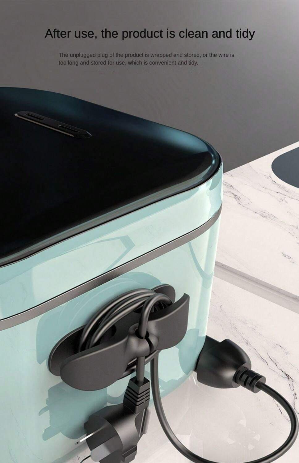 Plug Fixator Wire Winder Wall Mounted Cable Holder Socket Holder Cable ...