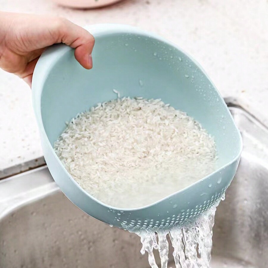 1pc Multifunctional Rice Washing Sieve, Kitchen Rice Washer, Vegetable ...