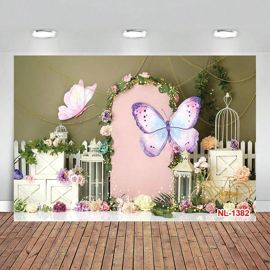 Photography Background Fairy Tale Forest Mushroom Wonderland Girl ...