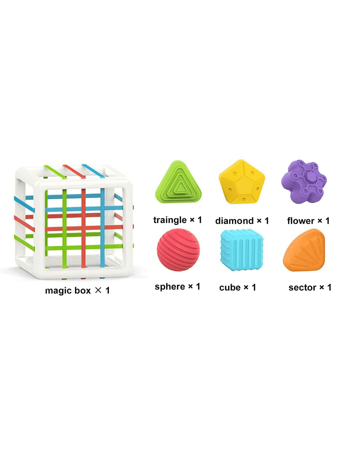 Shape Sorting Toys For Babies 12-18 Months, Montessori Learning And ...