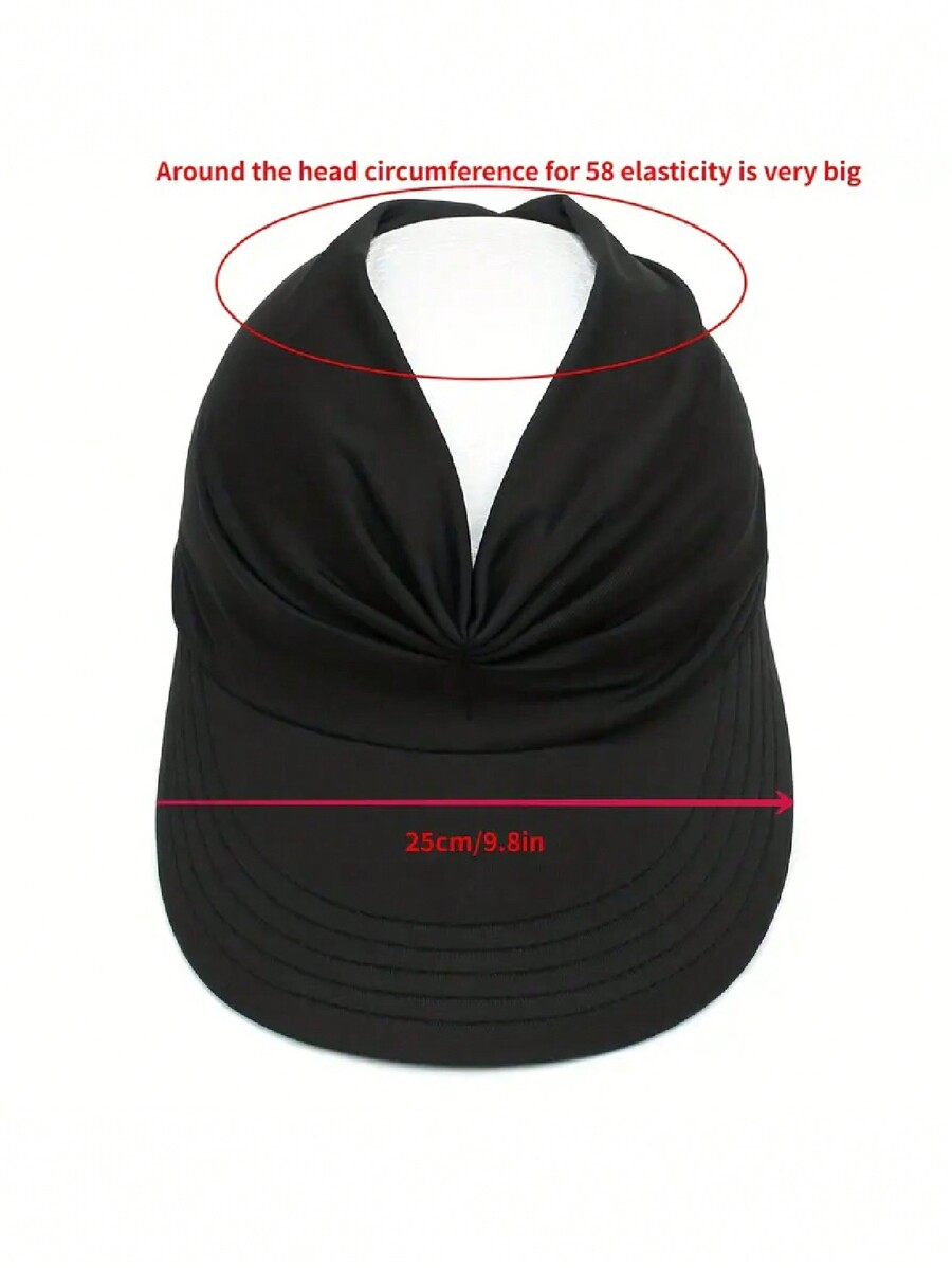2024 New Beach Sunshade Hat Women's Versatile Sports Outdoor Open Top ...