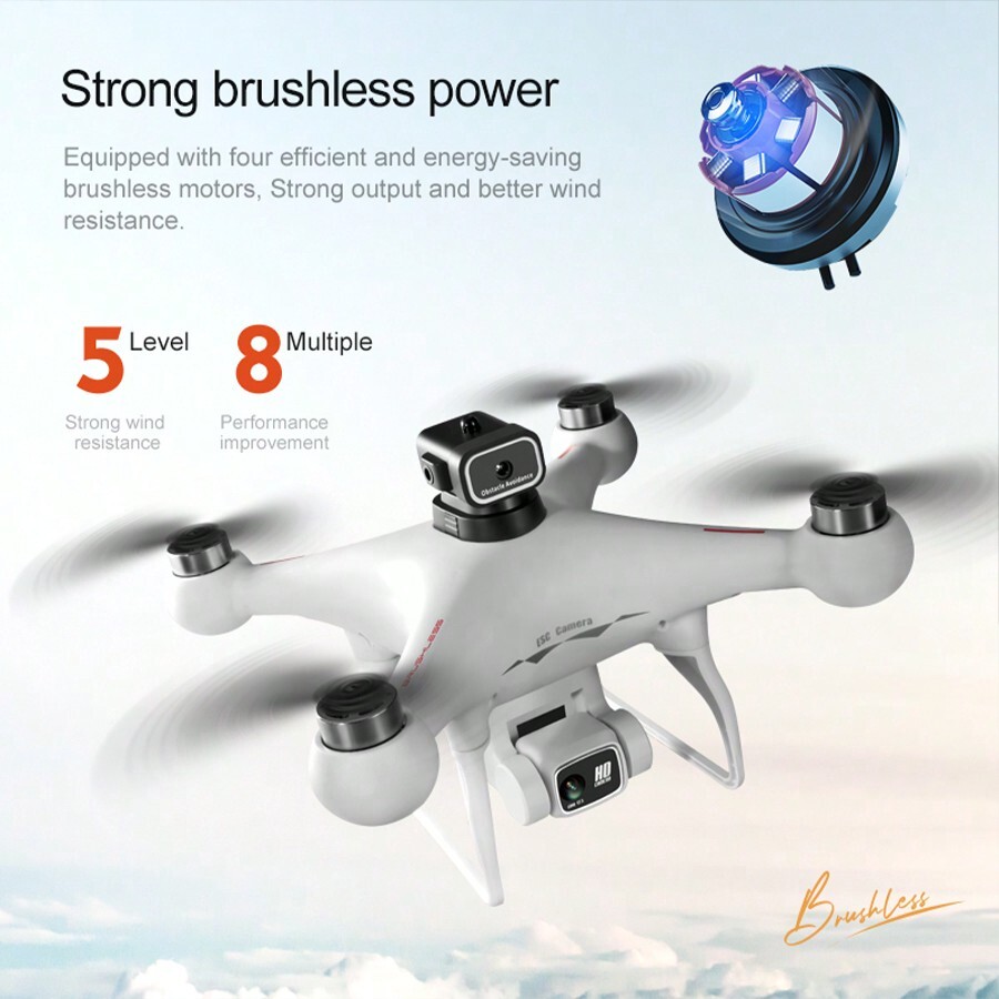 Long-Endurance Brushless Motor RC New S116 Drone: Opitical Flow ...