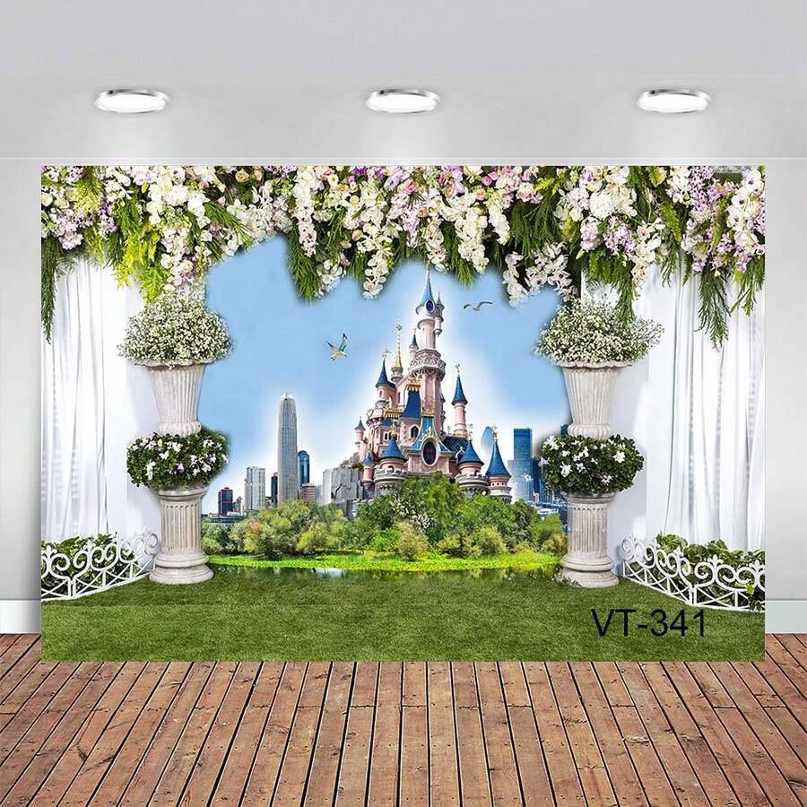 Wedding Ceremony Backgrounds For Photography Flowers Tassel Stage ...