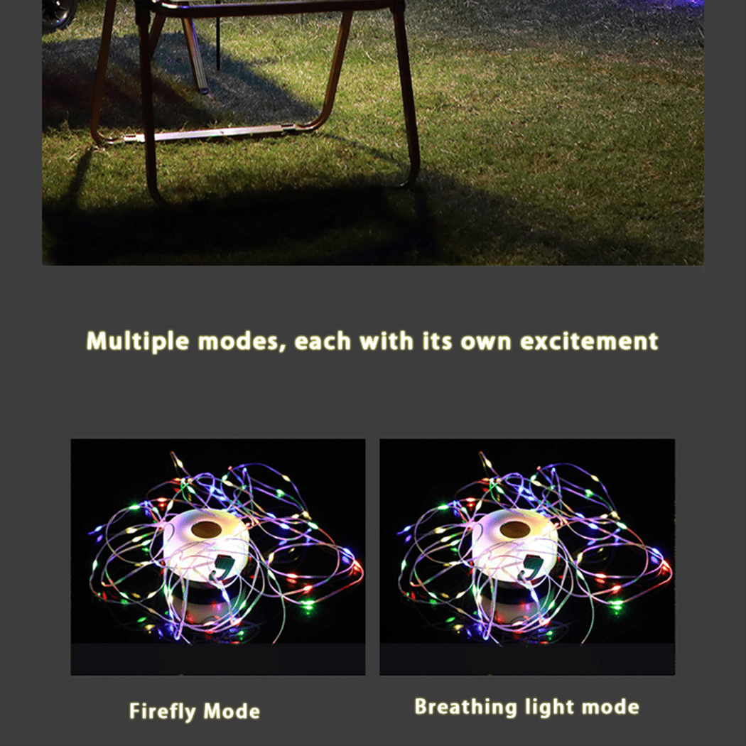 1 PC Starry Night Camping Lights Ambient Light Strip Outdoor Tent ...