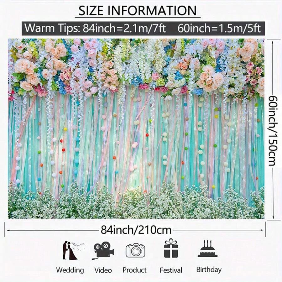 Wedding Ceremony Backgrounds For Photography Flowers Tassel Stage ...