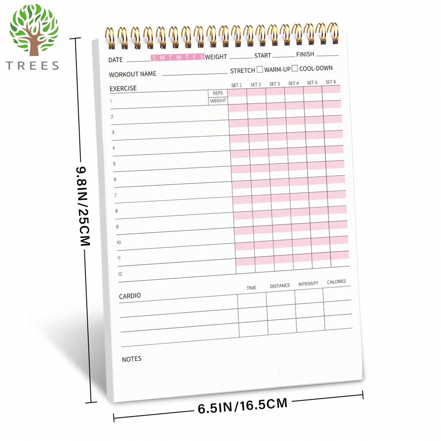 Simplified Fitness Journal For Women & Men - B5 Workout Journal ...