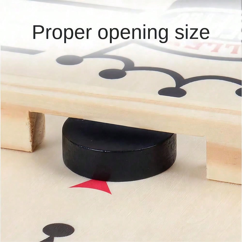 1 Set Wooden Double Battle Table Game Combo With Pachisi & Aeroplane ...