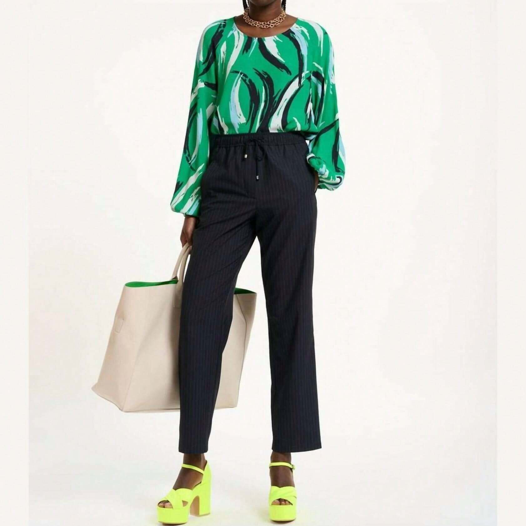 ESSENTIEL ANTWERP Dulipa Raglan Sleeve Top In Grannysmith | SHEIN USA