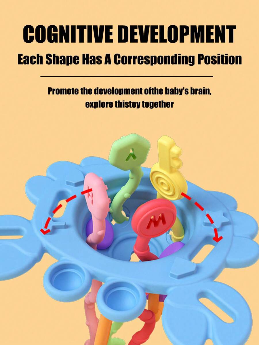 1pcs Finger Pull And Press Fun Toy Early Sensory Training In Infancy ...